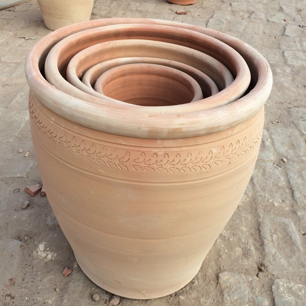 Clay pots in Pakistan
